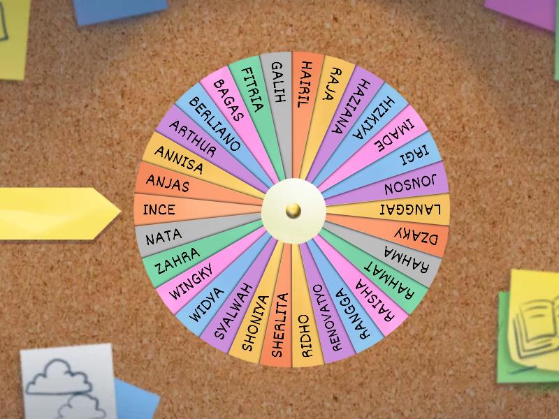 ABSENSI KELAS 8A - Random wheel