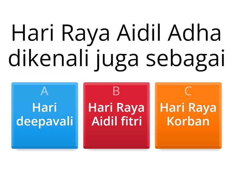Kuiz Raya Korban - Quiz