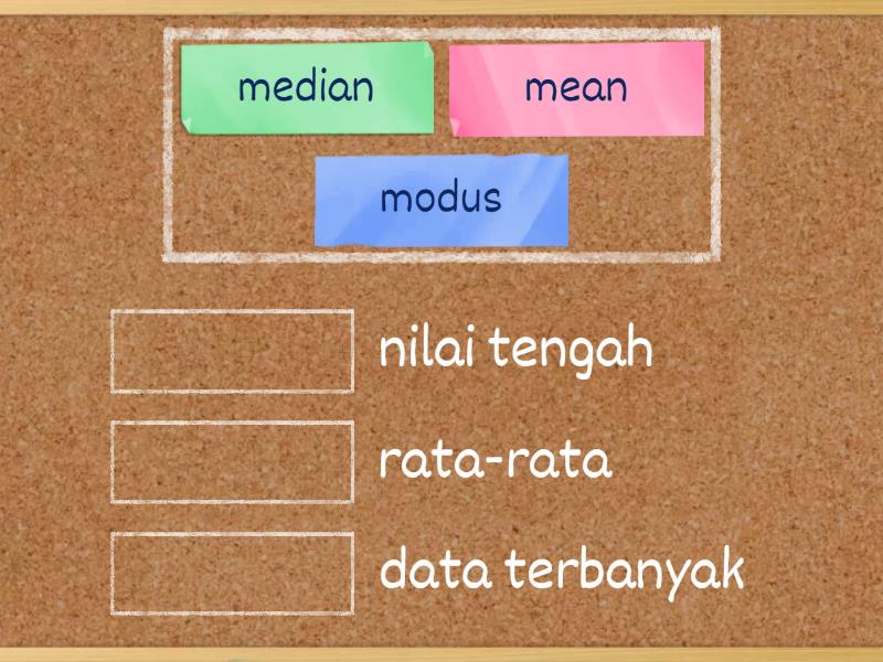 Pasangkan kata dengan definisi yang tepat - Match up