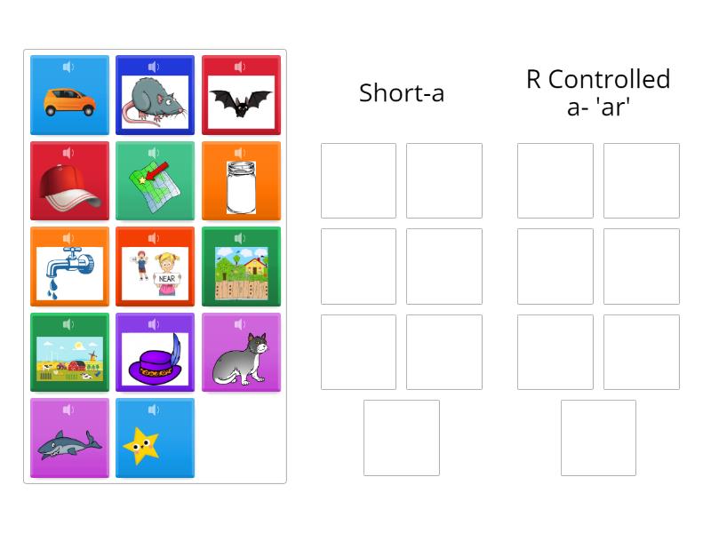 CR Unit 5: R Controlled Vowels Lesson 21 short 'a' vs 'ar' listening ...