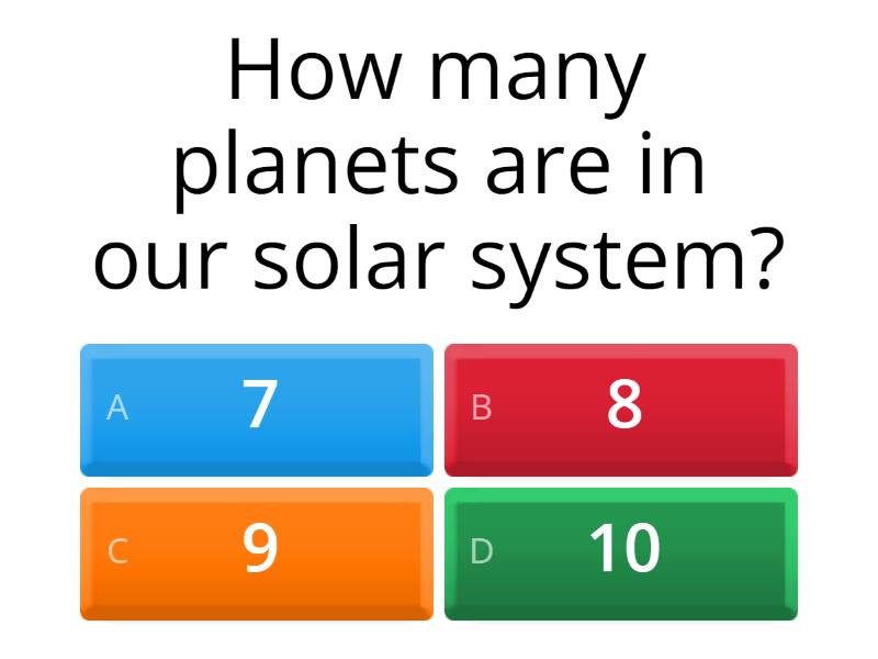Engage Solar System - Quiz