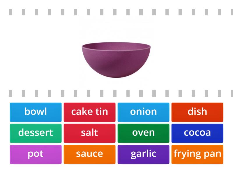 Lesson 6.1. - cooking nouns - Find the match