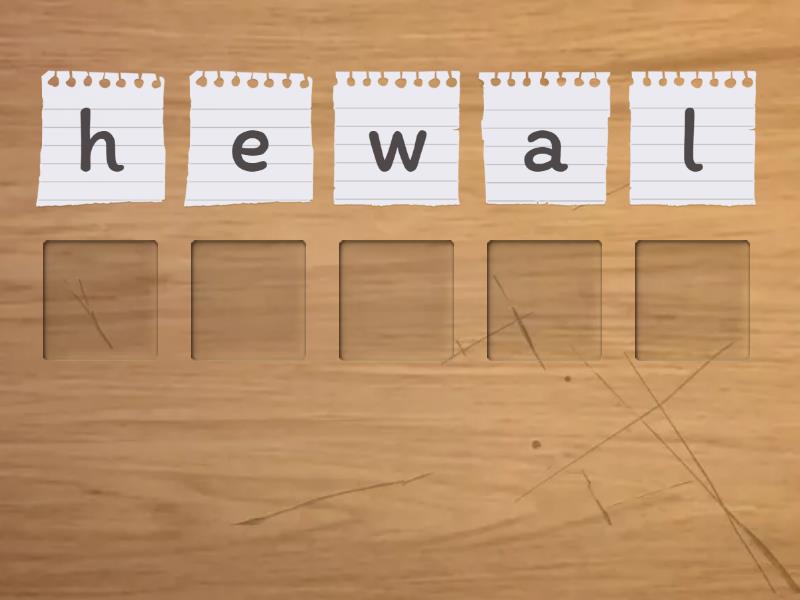 sh, ch, wh, ph - Anagram