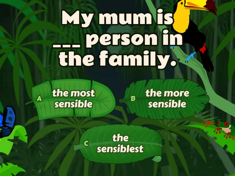 Sol elem, superlative - Quiz