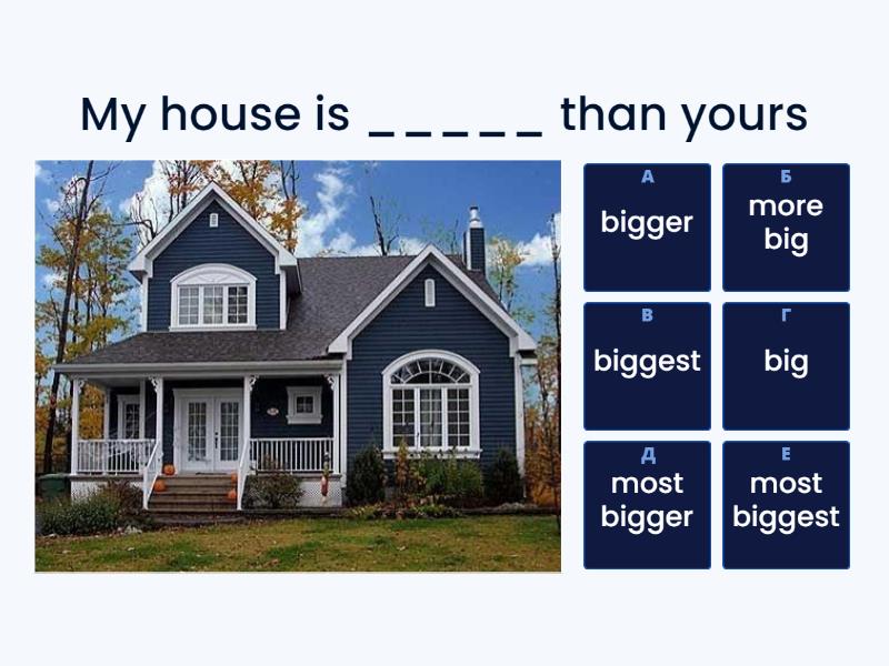 Comparative and Superlative - Cuestionario