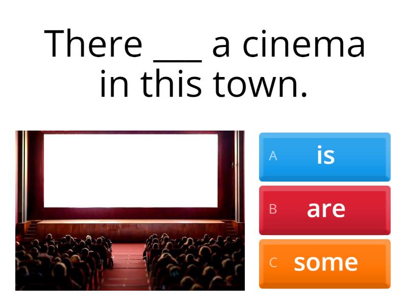 There's / There are + a / an/ some / any - Quiz