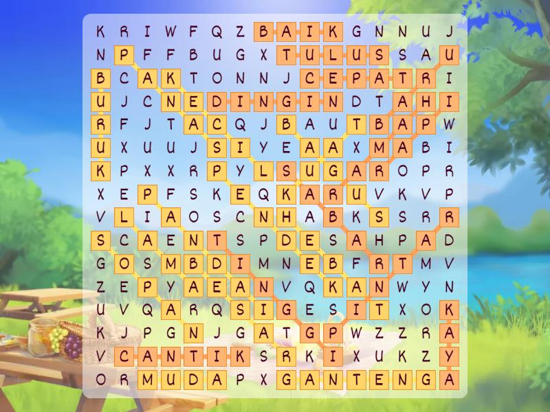 Tap a Hidden Word - Wordsearch