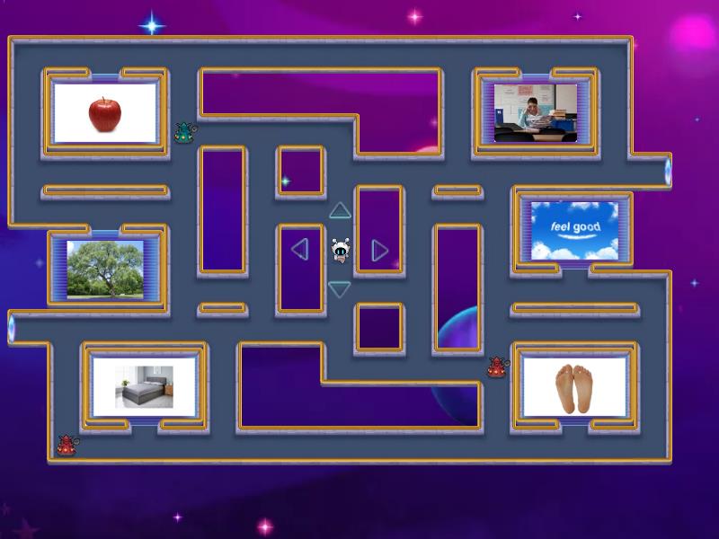 Phonics long 'e' - Maze chase