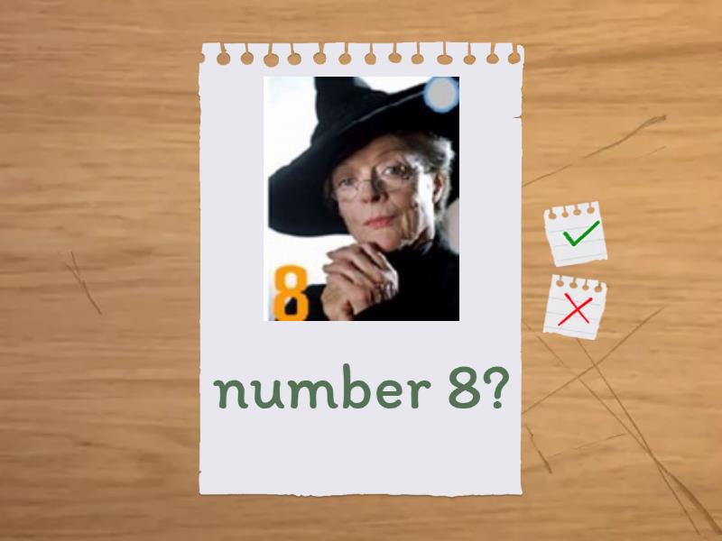 Guess Who / McGonagall (8) - Flash cards