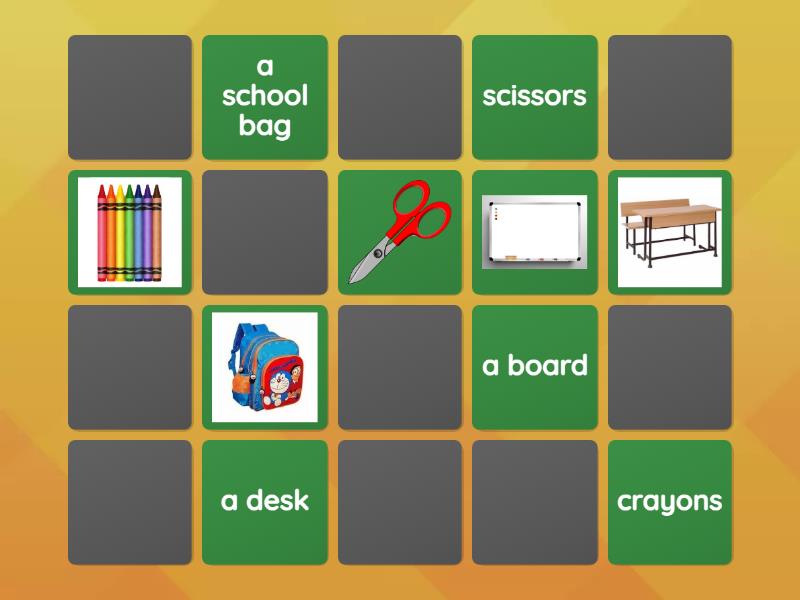 Let's match the words with the correct pictures :) Good Luck ...