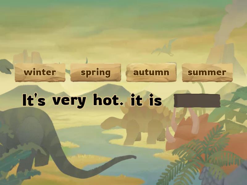 4 Seasons - Complete the sentence