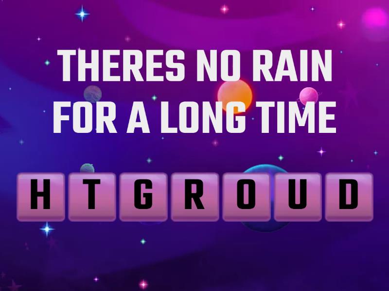 ( CLIMATE CHANGE) - Anagram