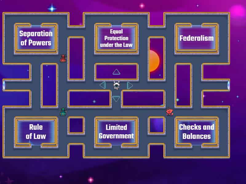 Principles of the Constitution Basic Review - Maze chase
