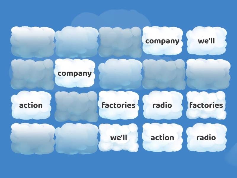 Common words - picking up pairs - Matching pairs