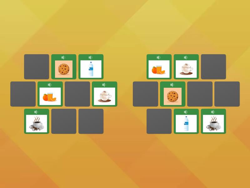 Bar Memory - Matching pairs