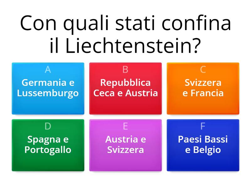 sul Liechtenstein - Quiz