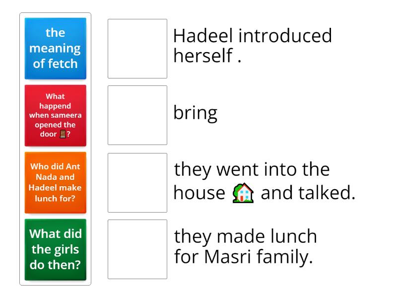 English Nada - Match up