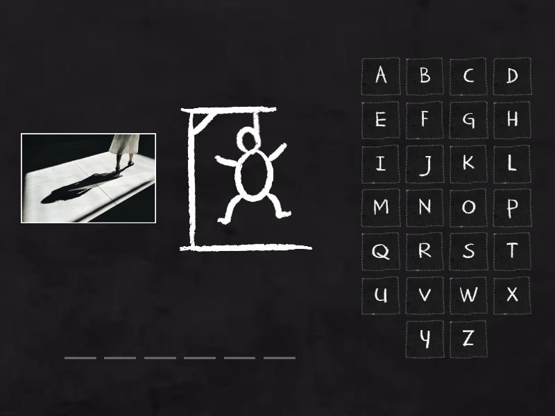 Unit-3 Shadow(vocabulary) - Hangman
