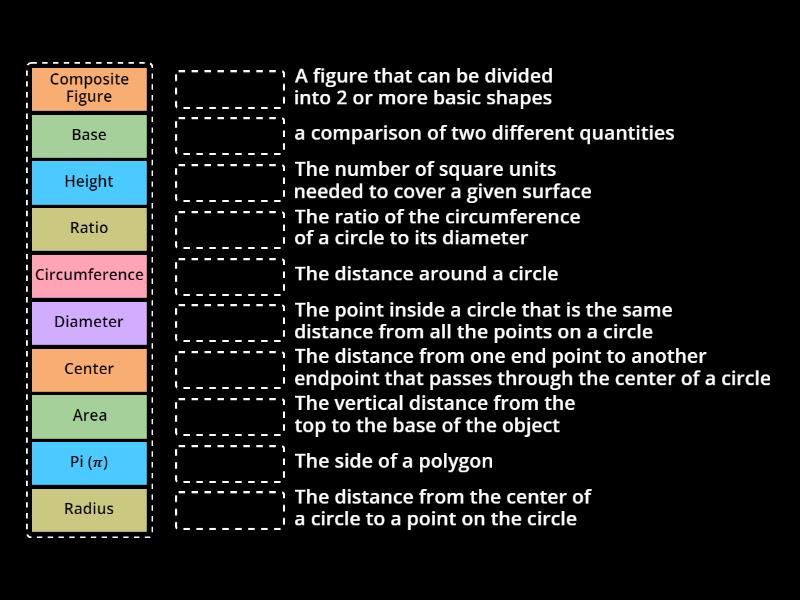 Unit 7 Vocabulary - Match up