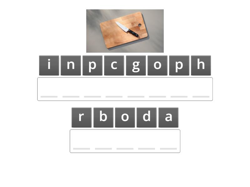 KITCHEN 3 WRITING - Anagrama