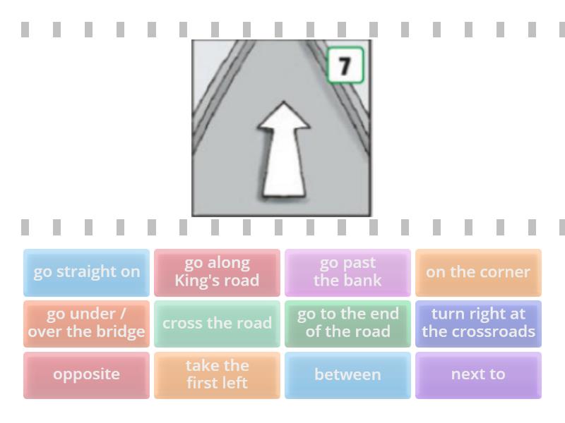 directions quiz - Find the match