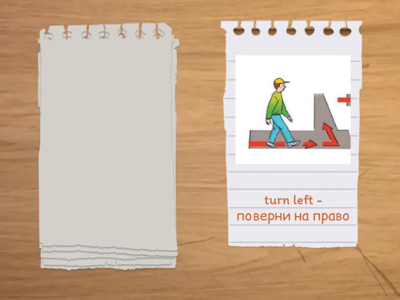 Giving directions - Speaking cards