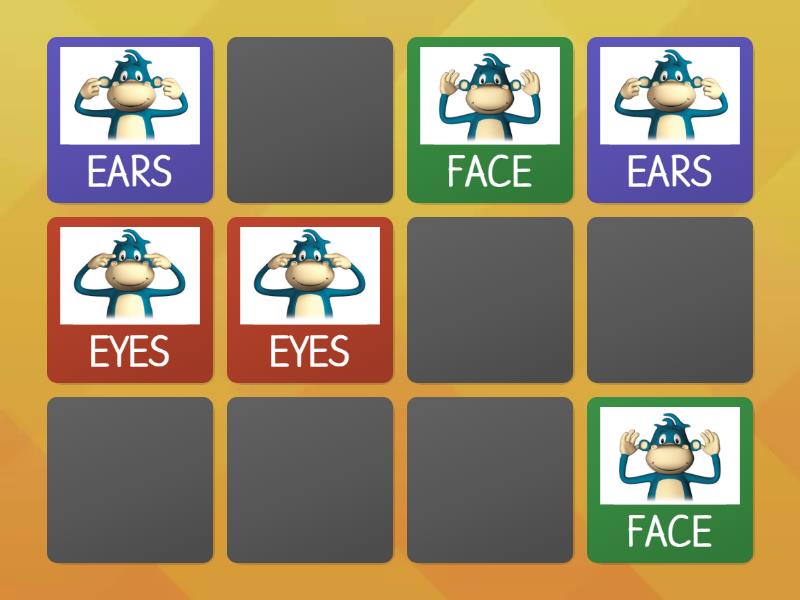 MY FACE - MEMORY GAME - Matching pairs