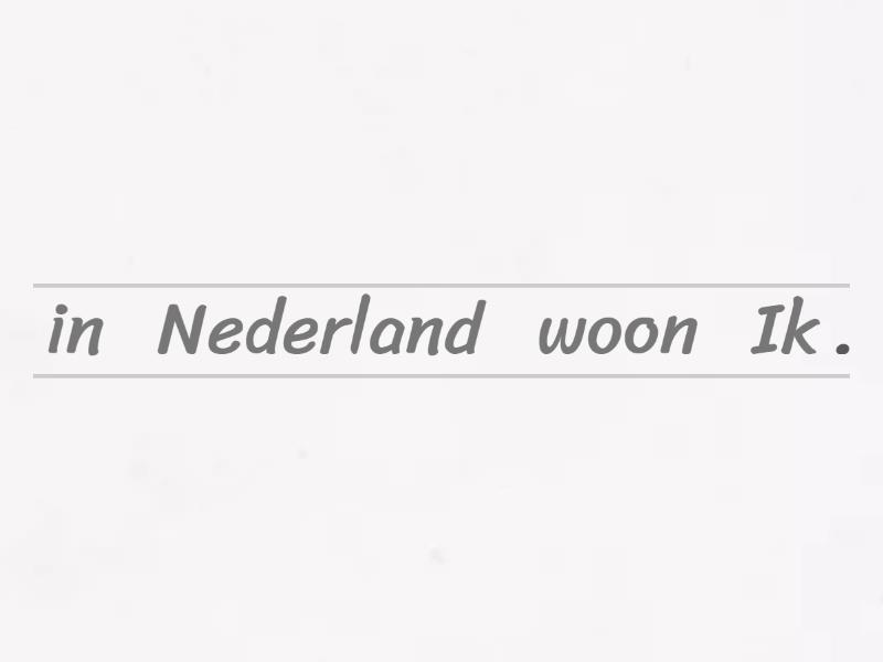 Zinnen over school - Unjumble