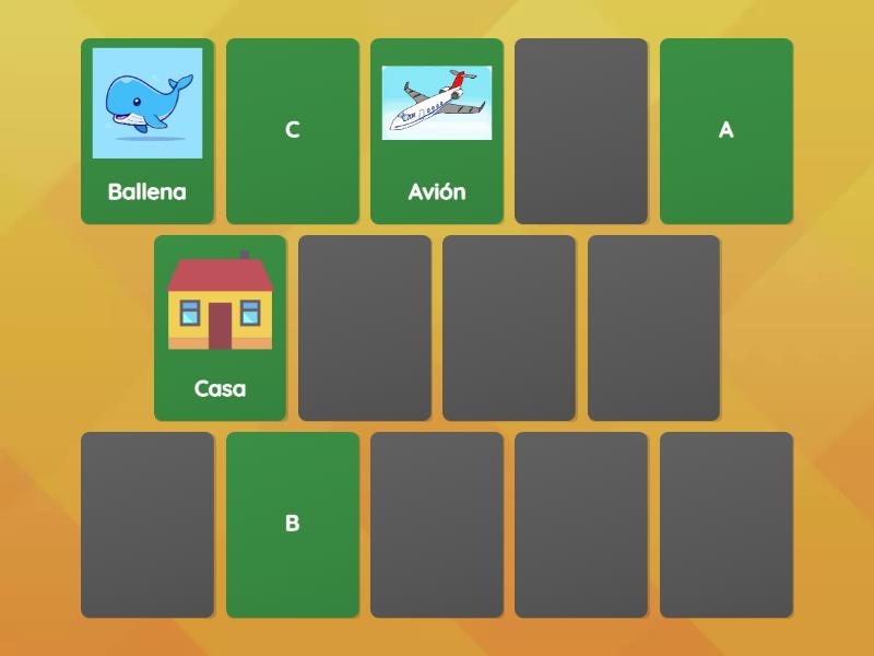 Abecedario parte 1 - Matching pairs
