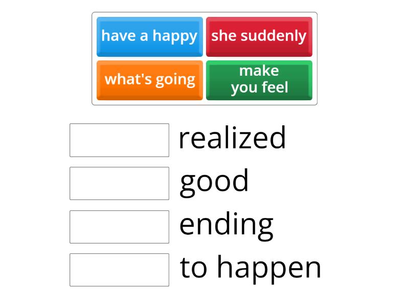Outcomes A1. Unit 16. Writing short stories. Part 3 - Match up