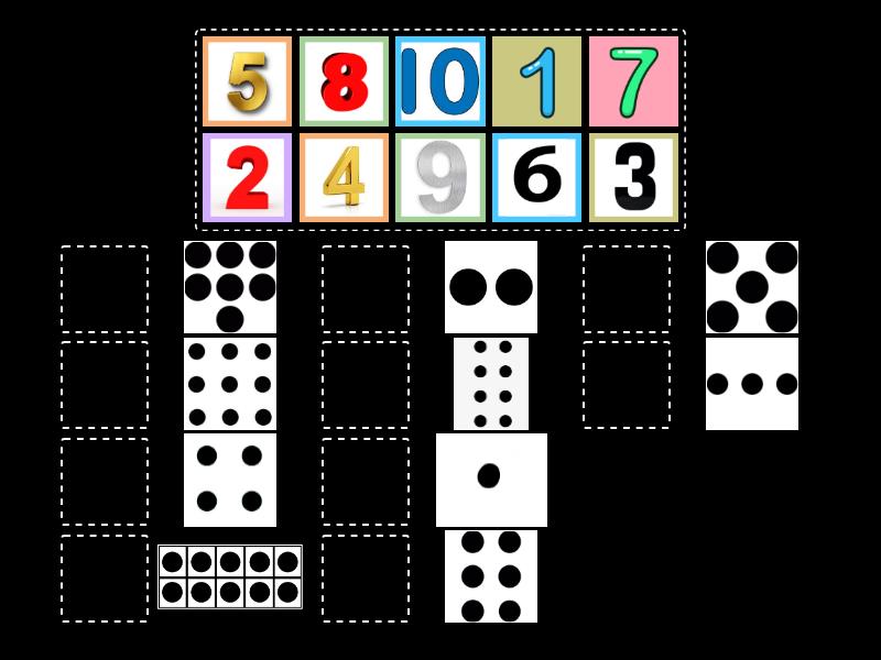 Numerals 1-10 - Match up