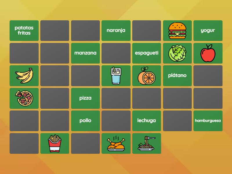 Memory Comida - Matching pairs