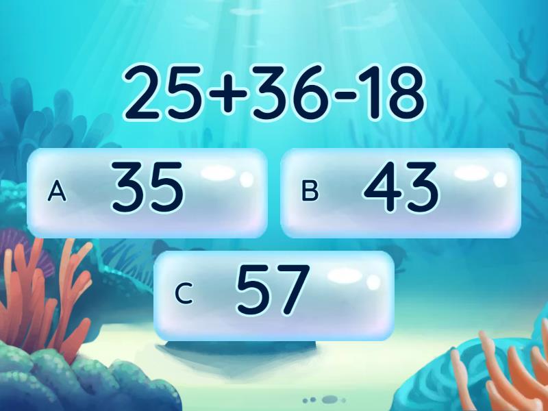 OPERACIONES COMBINADAS - Quiz