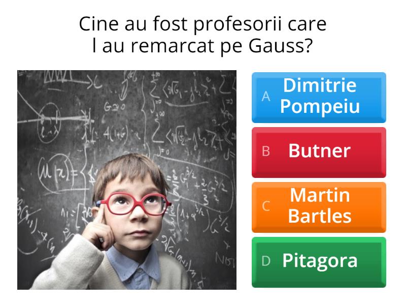 Carl Friedrich Gauss - Quiz