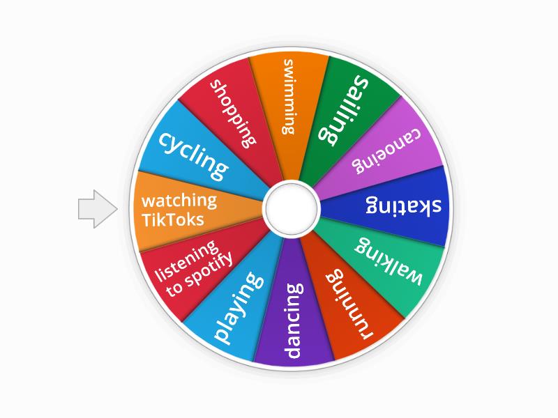 8.3.4 Free time activities - Random wheel