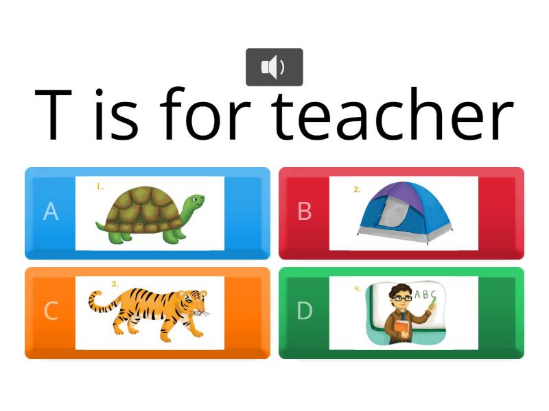 Letter T - Oxford Phonics World 1 - Quiz