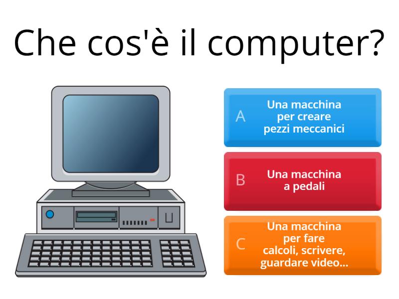 SULLE PARTI DEL COMPUTER - Quiz