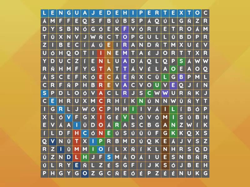 LENGUAJE HTML - Wordsearch