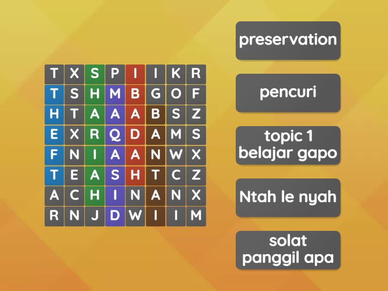 Testing - Wordsearch