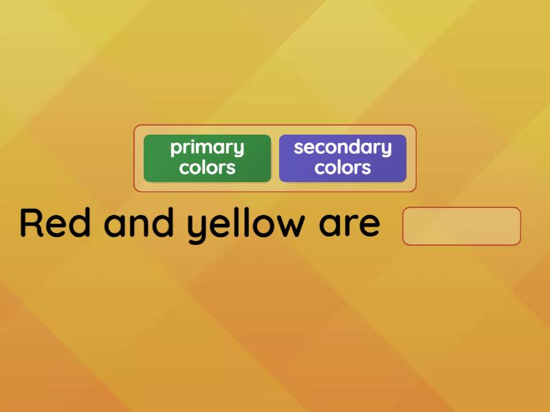 Exercise 1. Colors - Complete the sentence