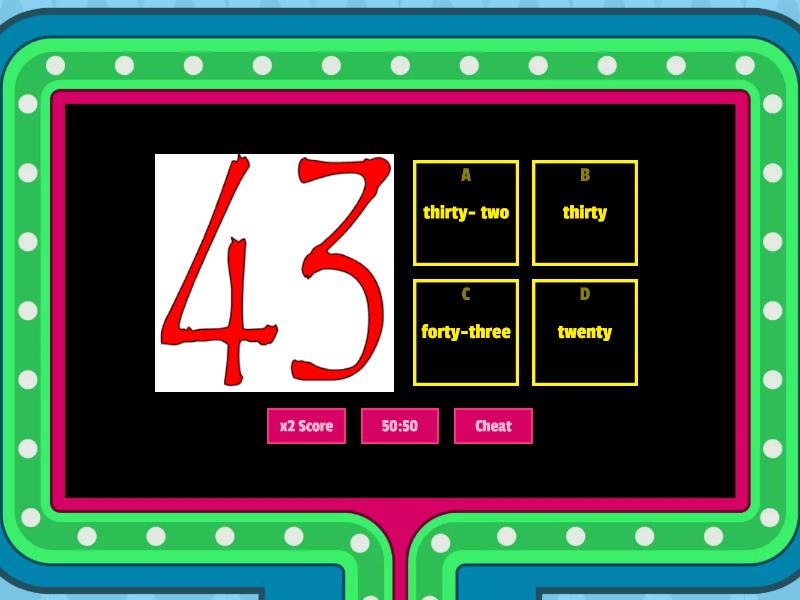 Spotlight 3 Module 5 Unit 10b Numbers - Gameshow quiz