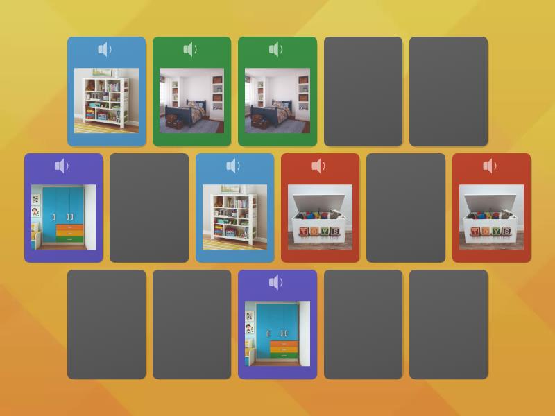 My Bedroom - Matching pairs