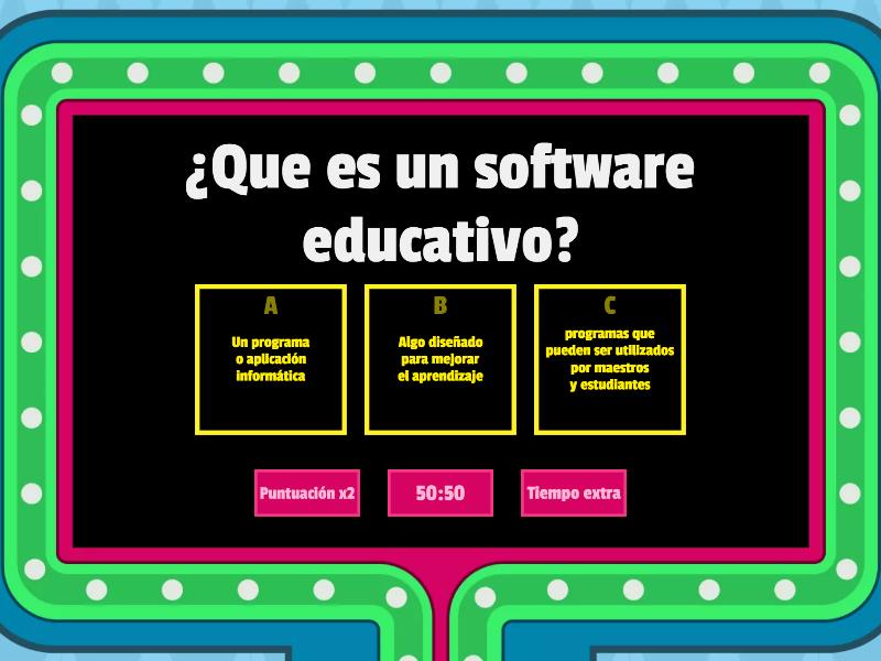 Software educativo - Gameshow quiz
