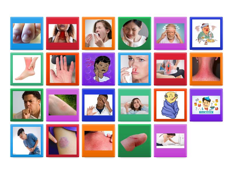 Symptoms & Injuries - Flip tiles