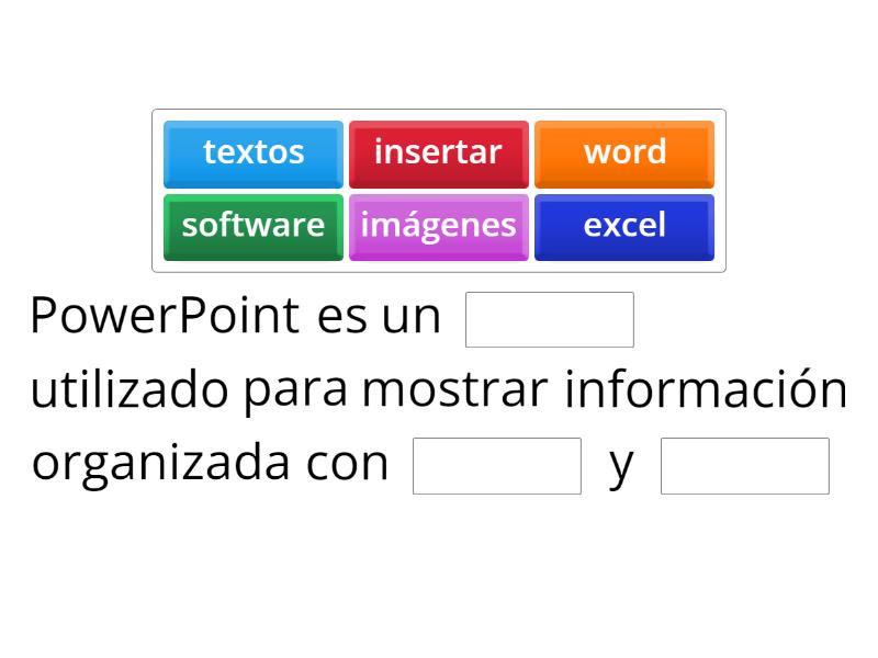 POWERPOINT - Completa la oración
