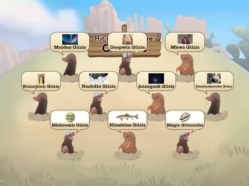 Months - Whack-a-mole