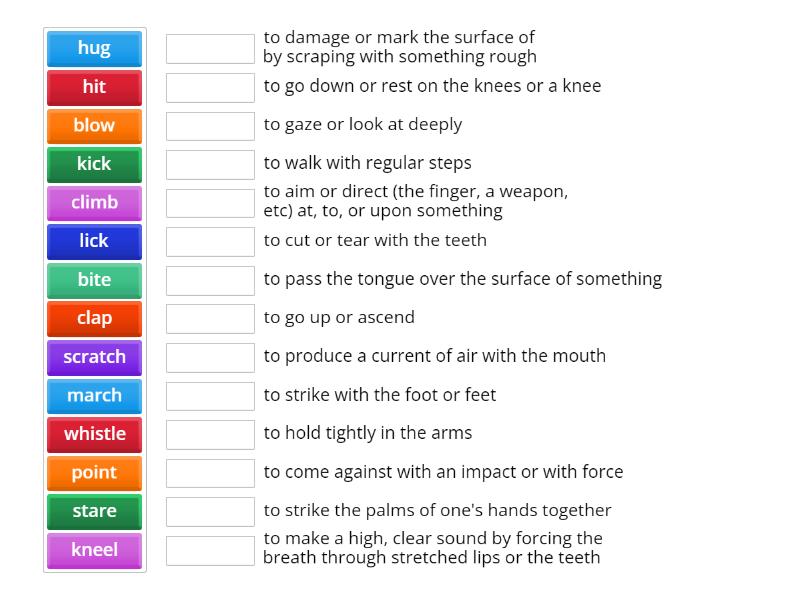 Body language - Match up