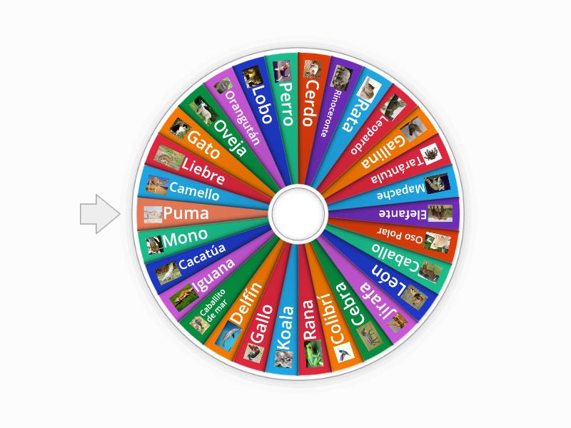 Ruleta de los animales - Random wheel