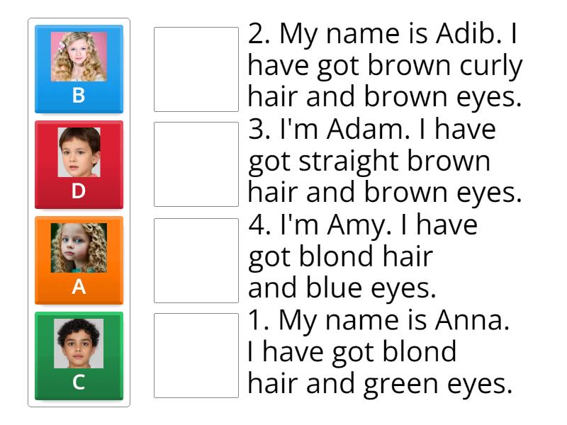 Module 1 Welcome! Part 2 - Match up