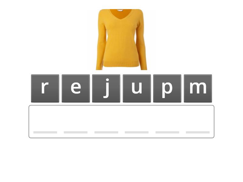 PP1 Clothes - Anagrama